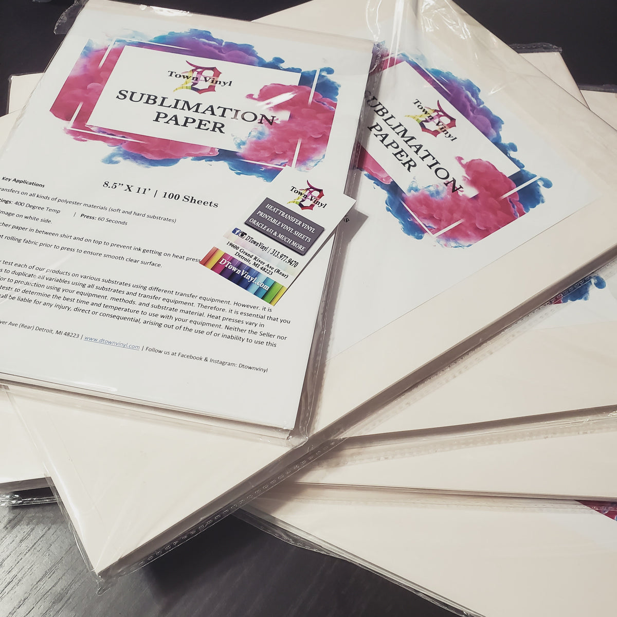 11" X 17" - Sublimation Transfer Paper – DTown Vinyl